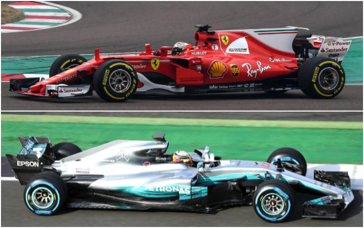 Duello Ferrari-Mercedes, scuderie, piloti, circuiti e quote alla sosta